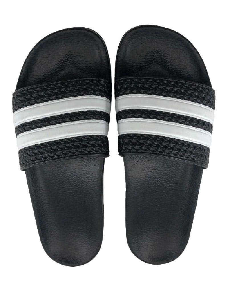ICB Orthotic Slider Sandals Black - Orthotic Footwear