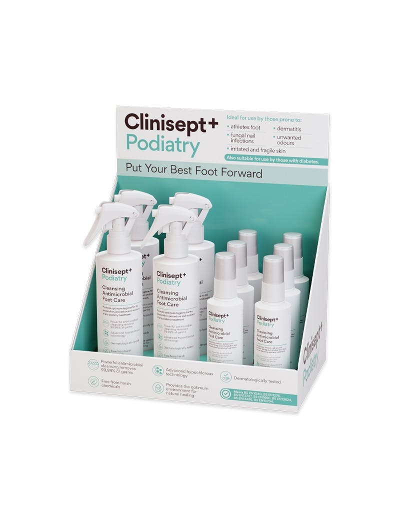 Clinisept+ Podiatry Display Unit Offer