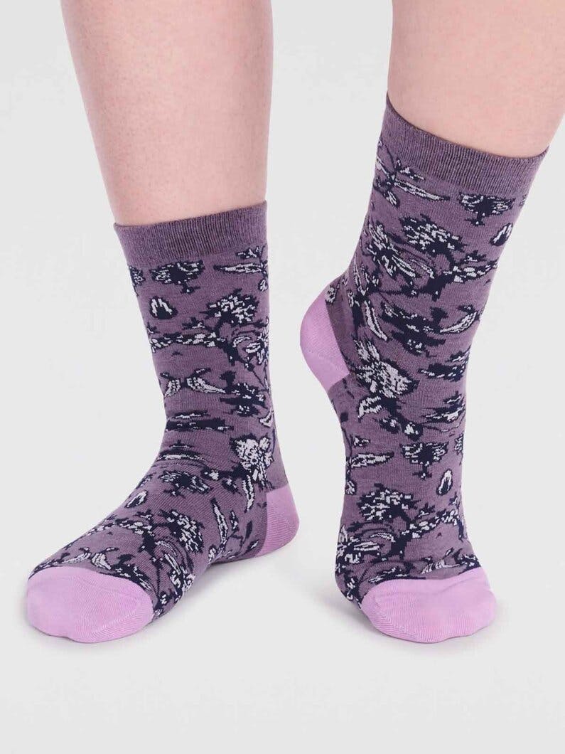 Ellianna Floral Gots Socks from Thought