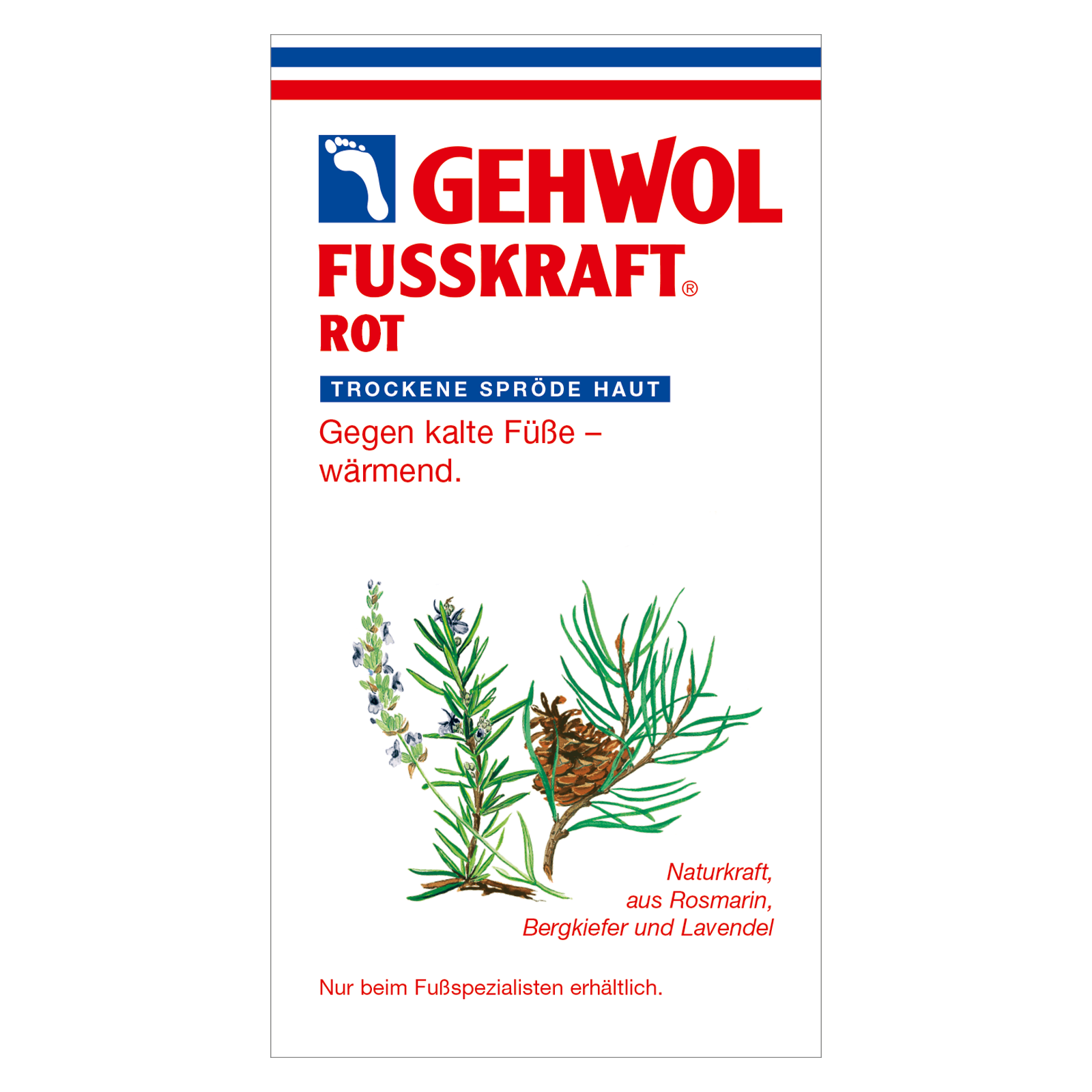 Gehwol Fusskraft Red Sample (5ml)