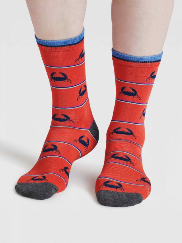 Brewer Crab Bamboo Socks from Thought
