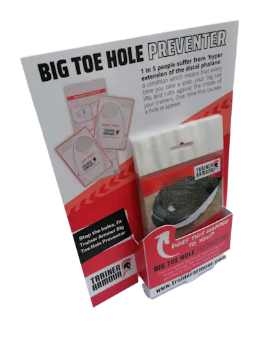 Trainer Armour Big Toe Hole & Heel Hole Preventer patches